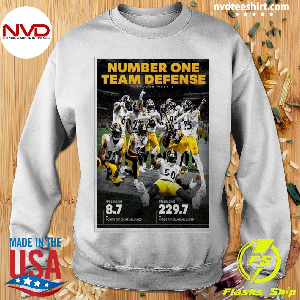 Number One Team Defense Poster Through Week 3 Shirt - NVDTeeshirt