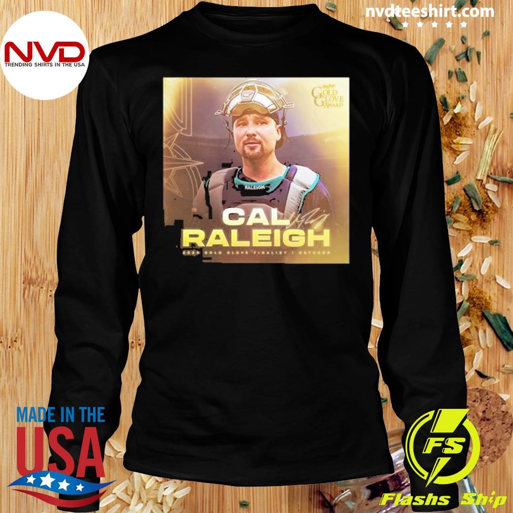 Cal Raleigh Seattle Mariners Gold Glove Award Finalists 2024 Shirt ...