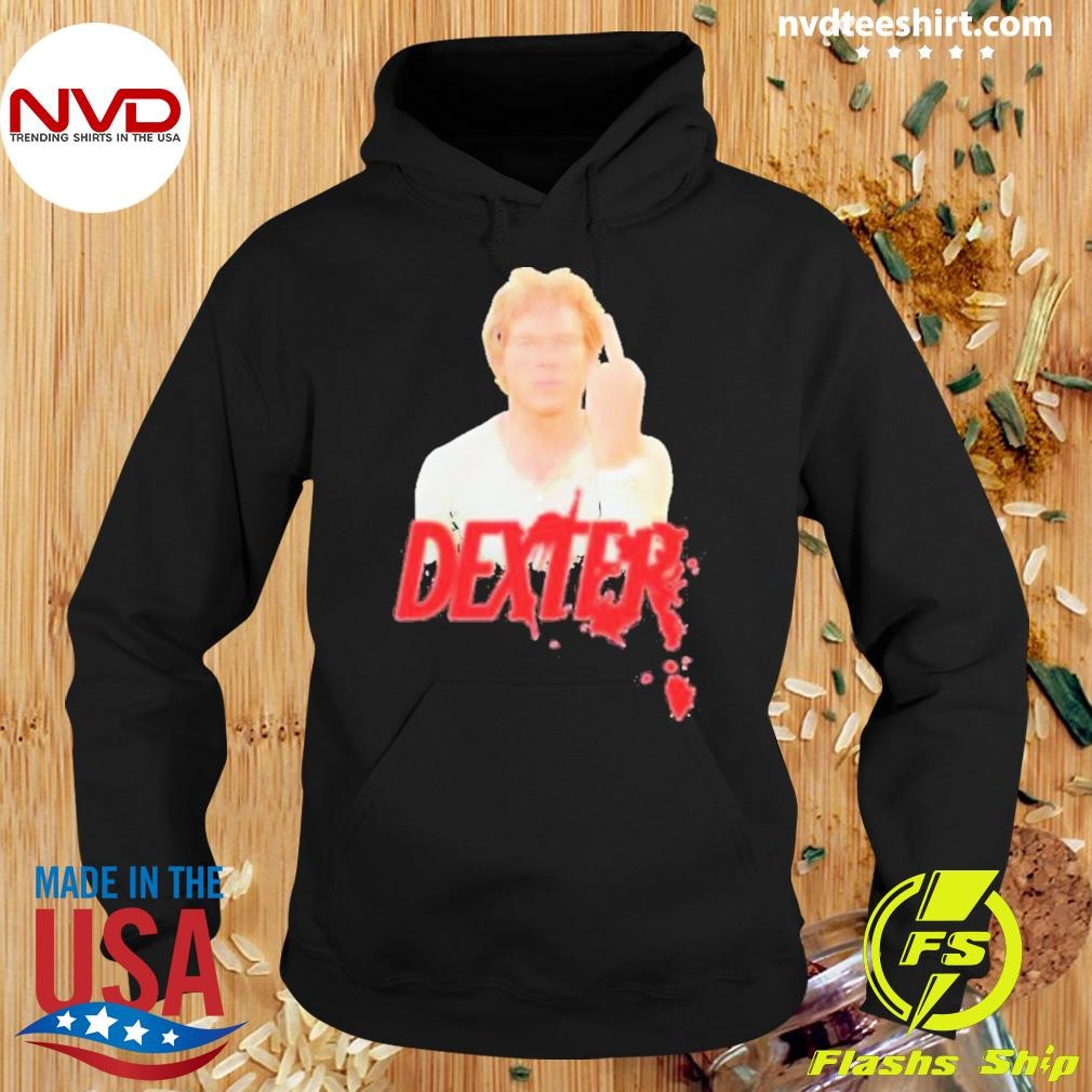 Dexter Middle Finger 2024 Shirt - NVDTeeshirt