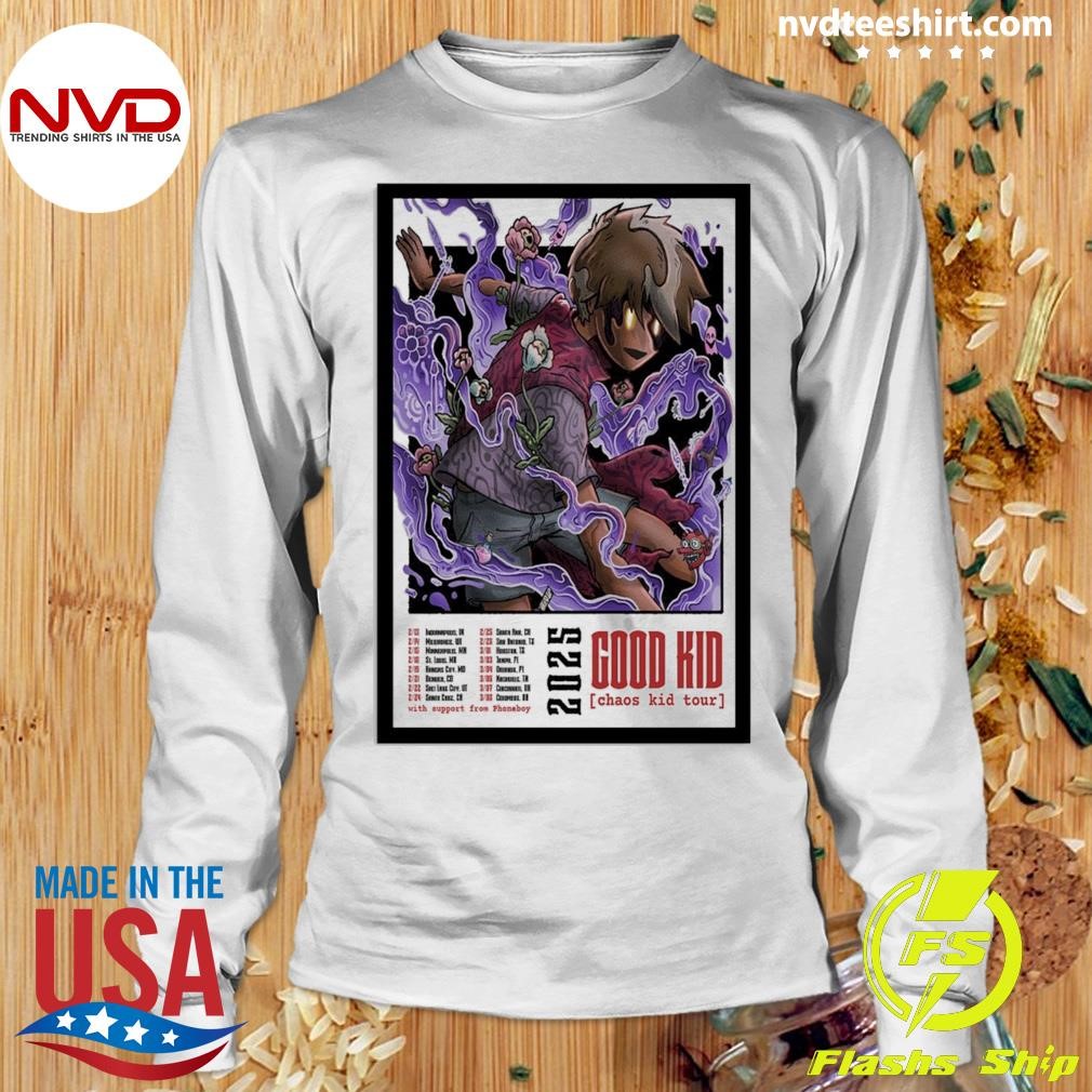 Good Kid Band Chaos Kid Tour 2025 Concert Shirt - NVDTeeshirt