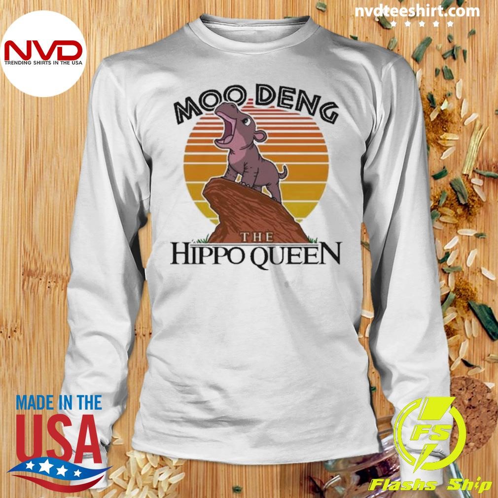 Moo Deng The Hippo Queen 2024 Shirt - NVDTeeshirt