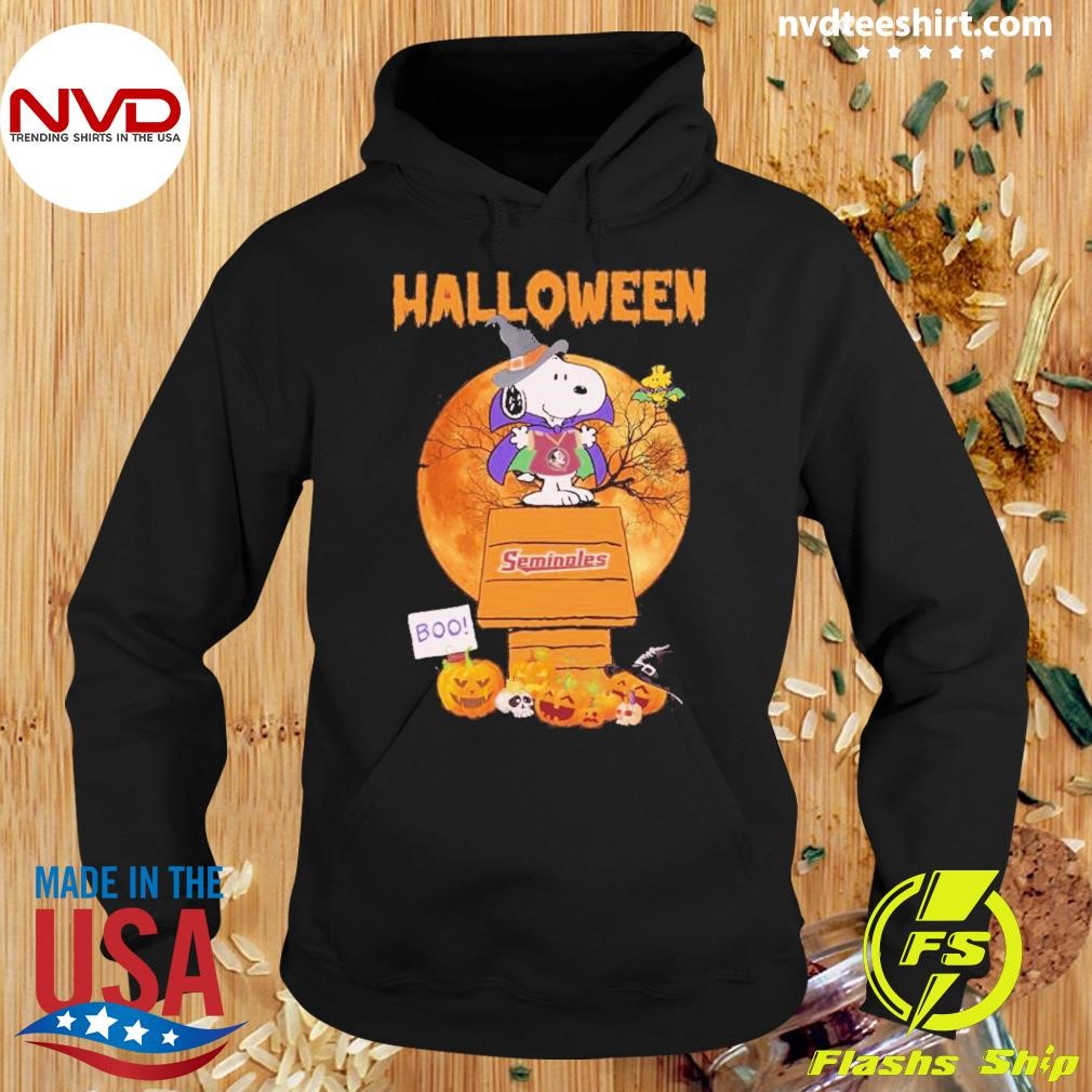 Peanuts Snoopy And Woodstock X Florida State Seminoles Boo Halloween ...