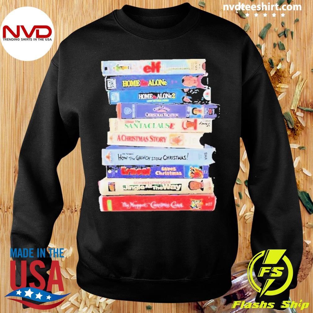 Retro Vhs Xmas Tapes 2024 Shirt - NVDTeeshirt