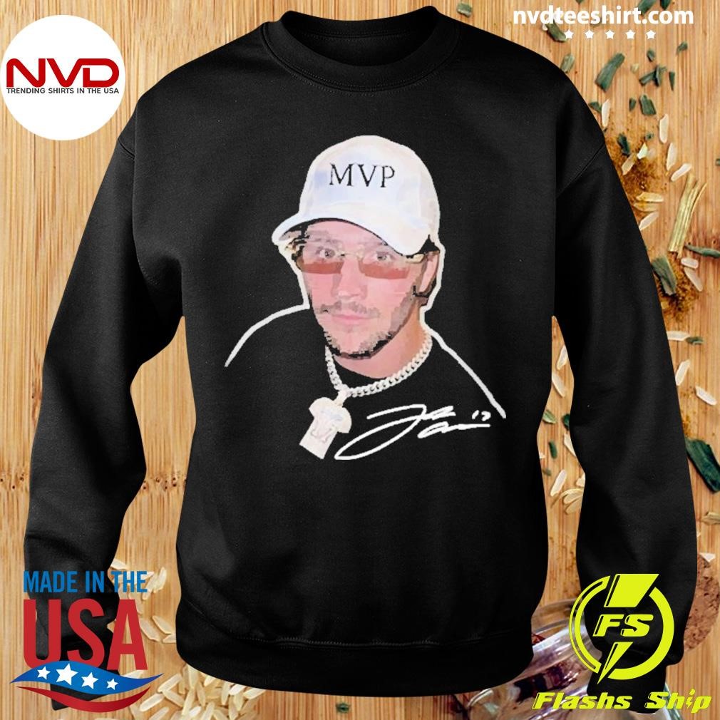 Funny Josh Allen Mvp Signature 2025 Shirt - NVDTeeshirt