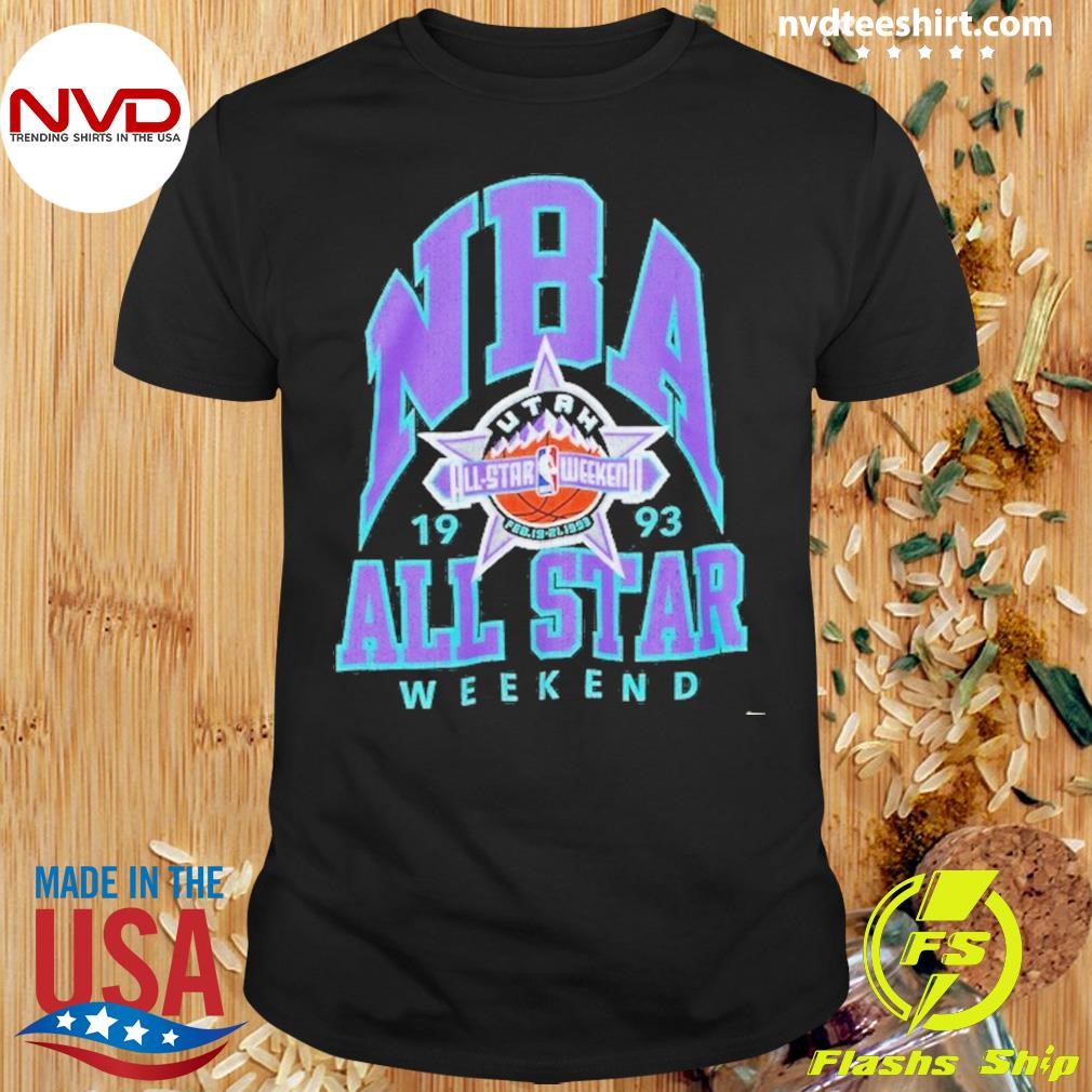 Mitchell & Ness 1993 NBA All-Star Weekend Hardwood Classics Space Shirt ...