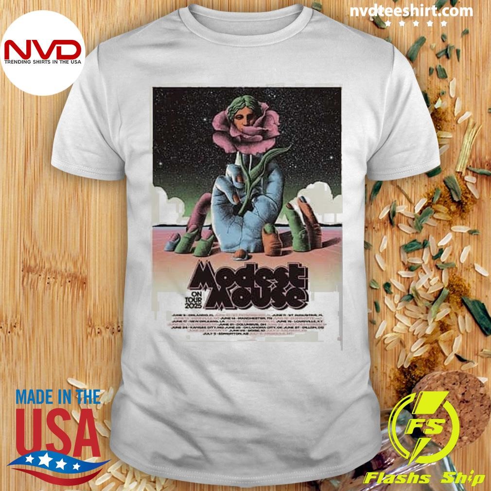 Modest Mouse On Tour 2025 Artwork Poster Shirt - NVDTeeshirt