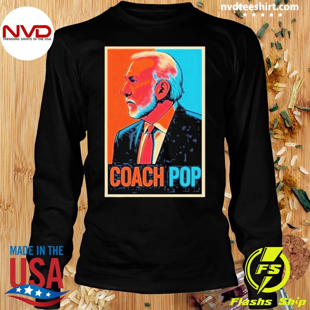 Gregg Popovich Coach Pop El Jefe The Great Pop 2025 Shirt - NVDTeeshirt