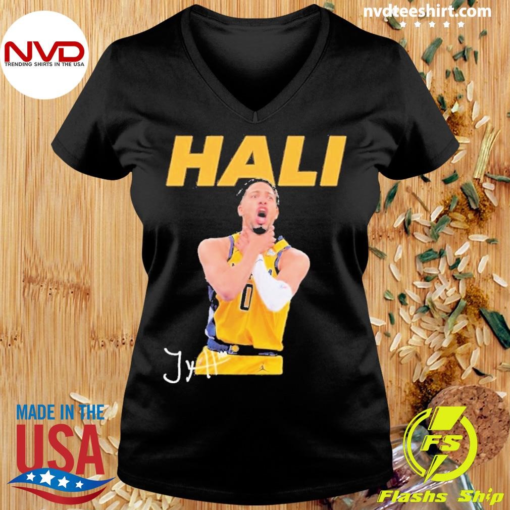 Hali Tyrese Haliburton Choke Signature Shirt - NVDTeeshirt