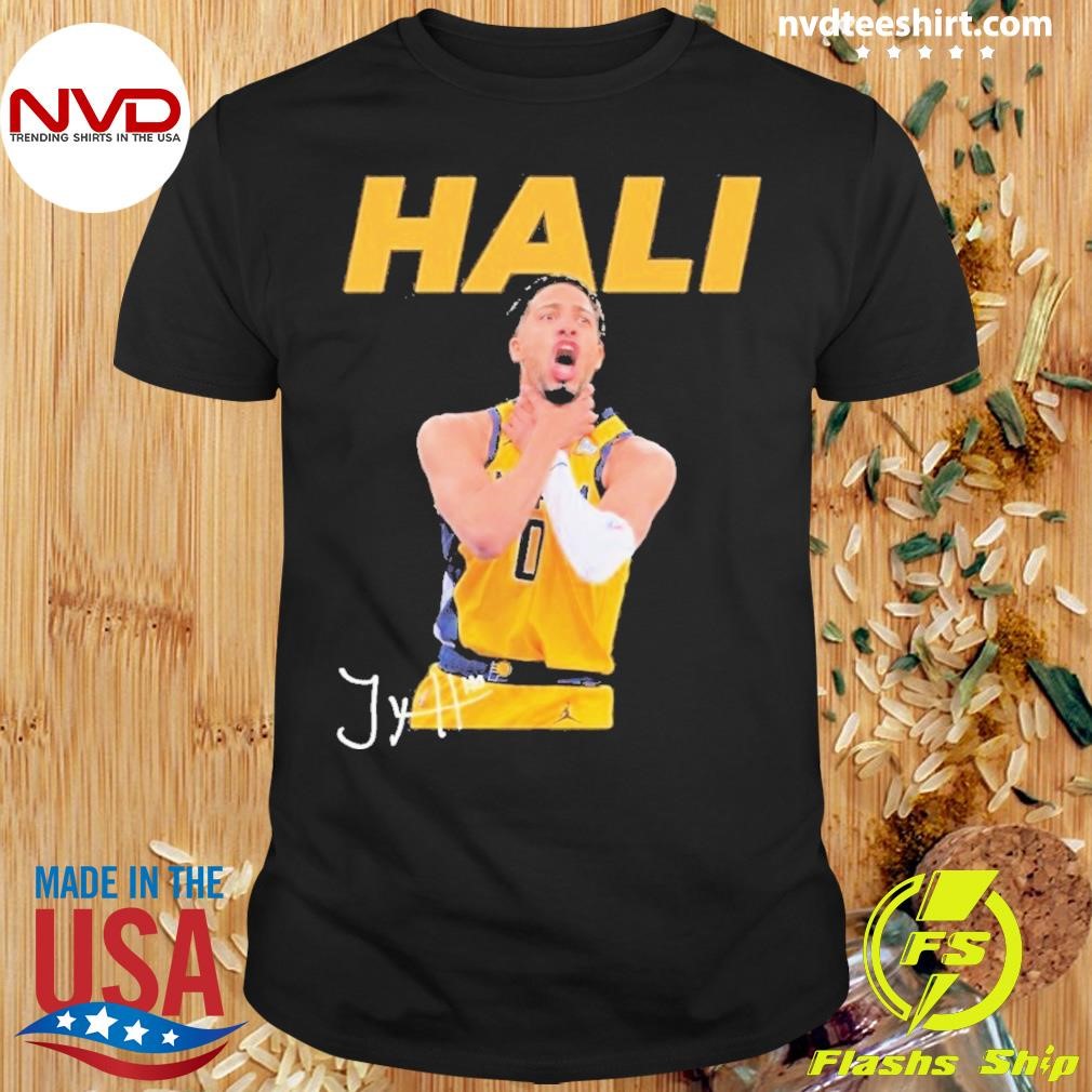 Hali Tyrese Haliburton Choke Signature Shirt - NVDTeeshirt