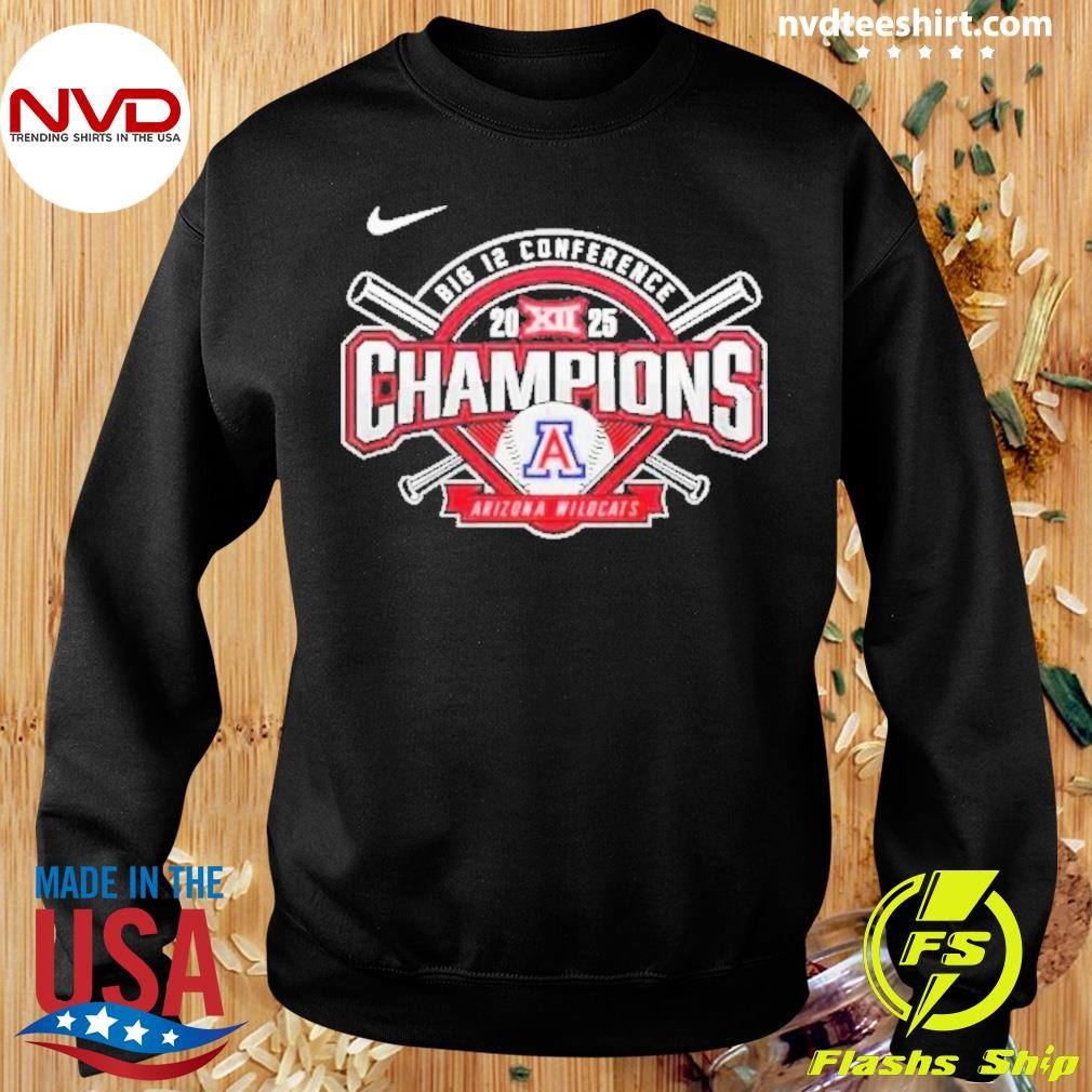 Nike Arizona Wildcats Big 12 Conference Champions 2025 Special Shirt ...