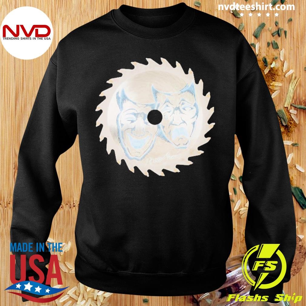 Posseshot Sawblade Showbiz Clown Mask 2025 Shirt - NVDTeeshirt