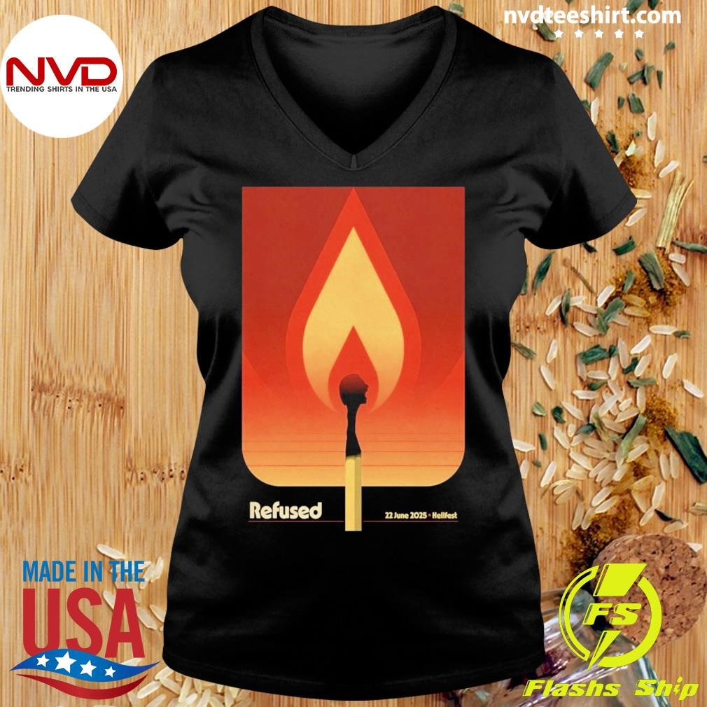 Refused Hellfest 22 June 2025 in Clisson France Poster Shirt - NVDTeeshirt