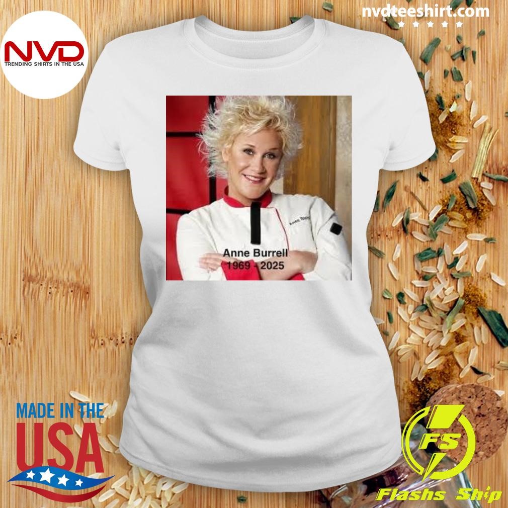 Rip Anne Burrell 1969-2025 Shirt - NVDTeeshirt