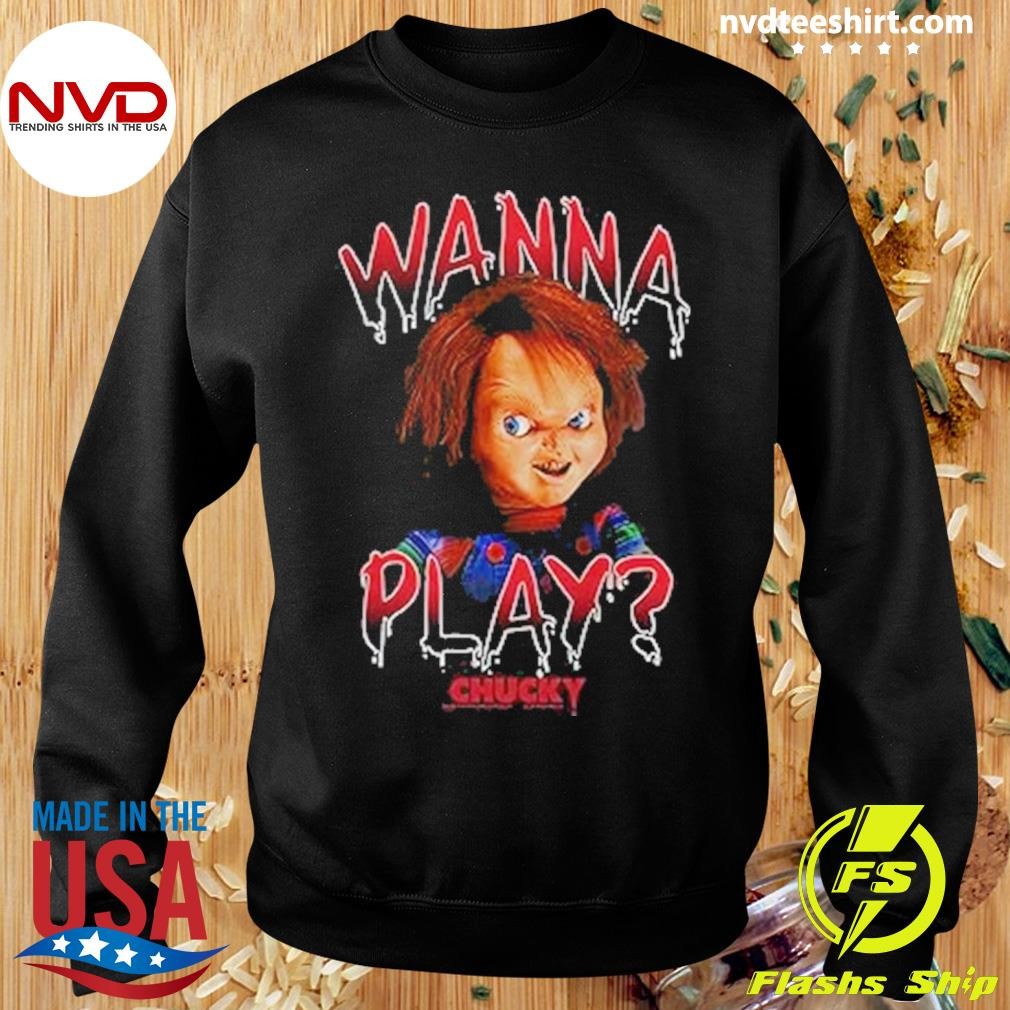 Chucky Child's Play Wanna Play Guy Mens Adult 2025 Shirt - NVDTeeshirt