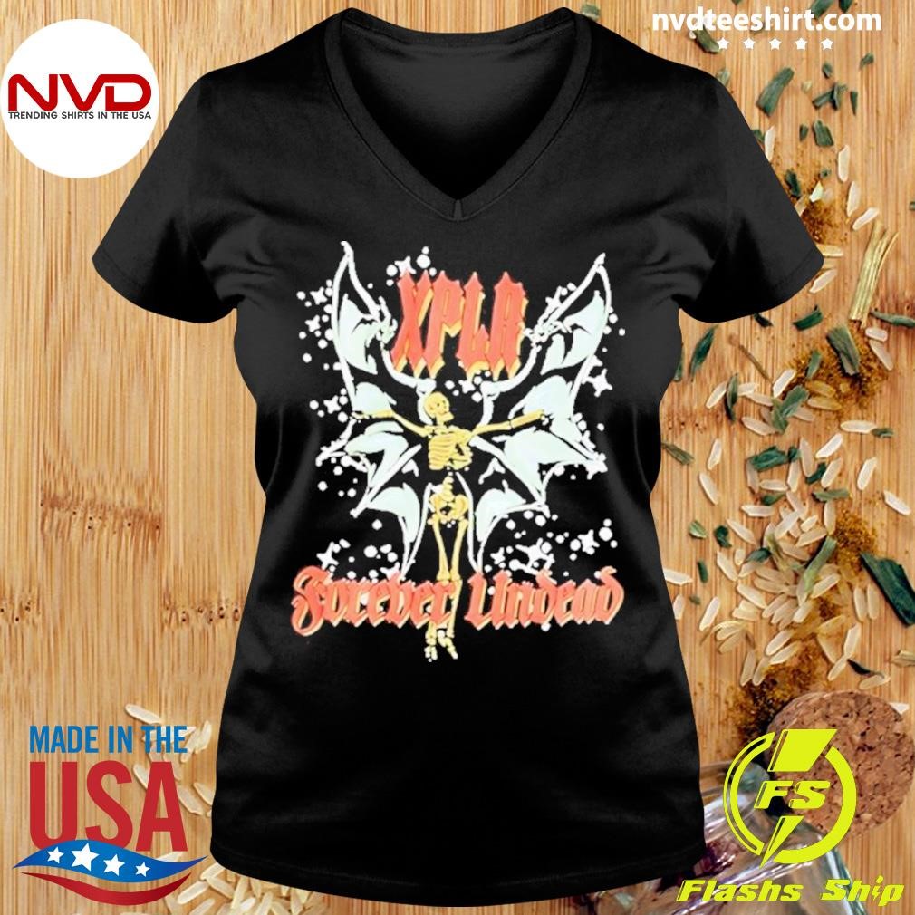 Xplr Forever Undead Skeleton Wings 2025 Shirt - NVDTeeshirt