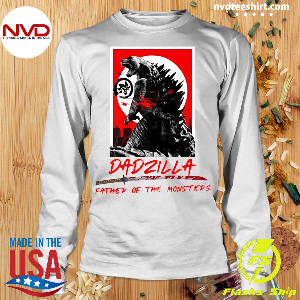 Dinosaur Father's Day Dadzilla Father Of The Monsters Shirt - NVDTeeshirt