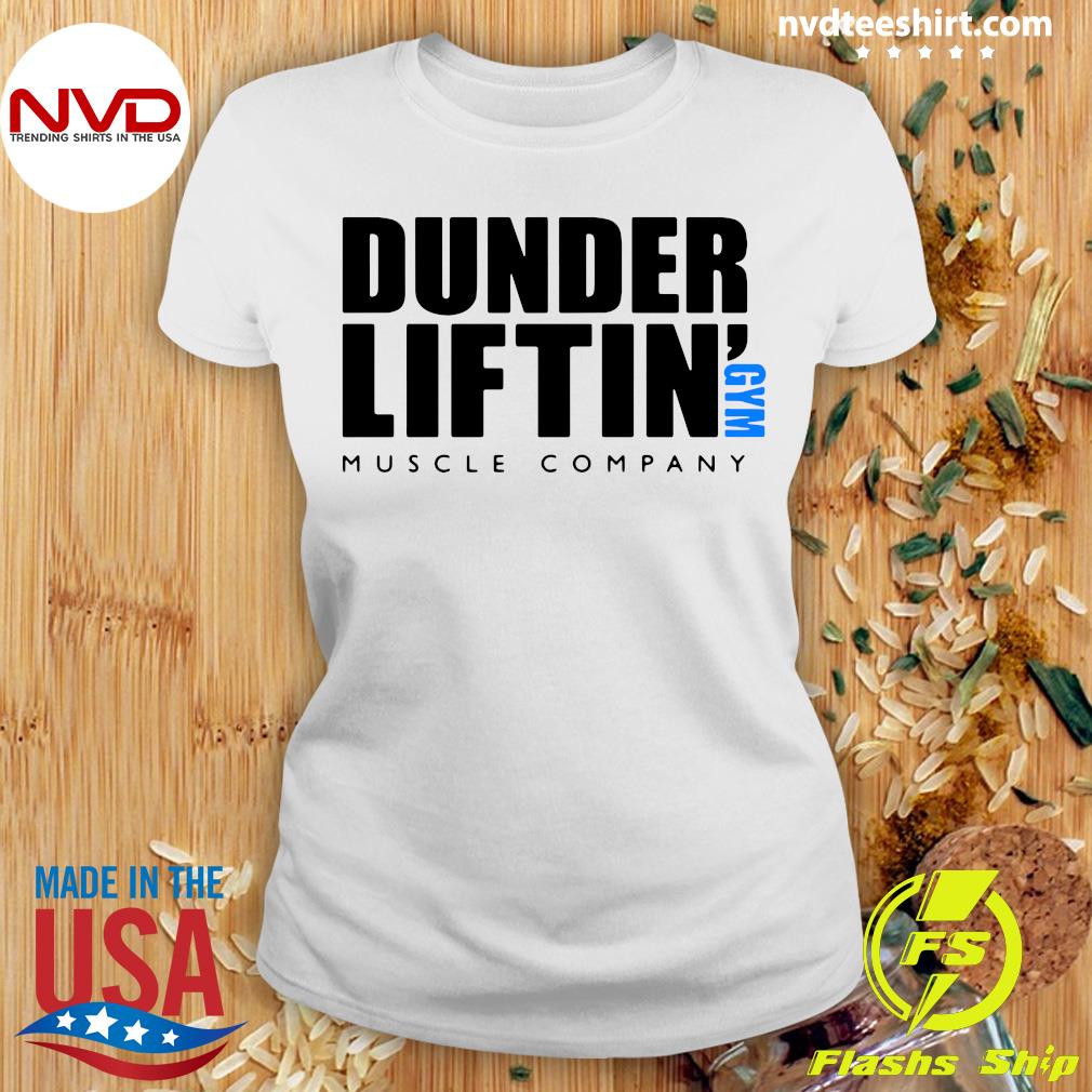 Official Dunder Lifting Gym Muscle Company Shirt - NVDTeeshirt