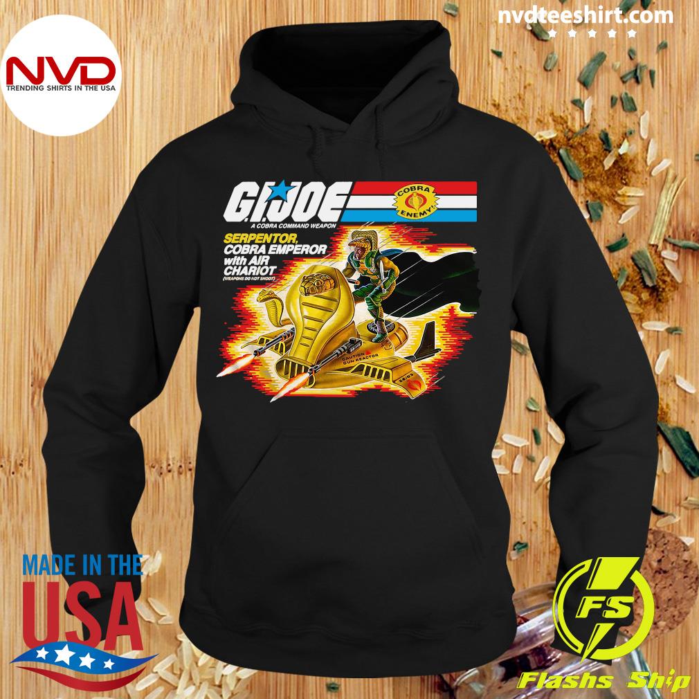 Official Serpentor Cobra Emperor With Air Chariot Box Art Gi Joe Shirt ...