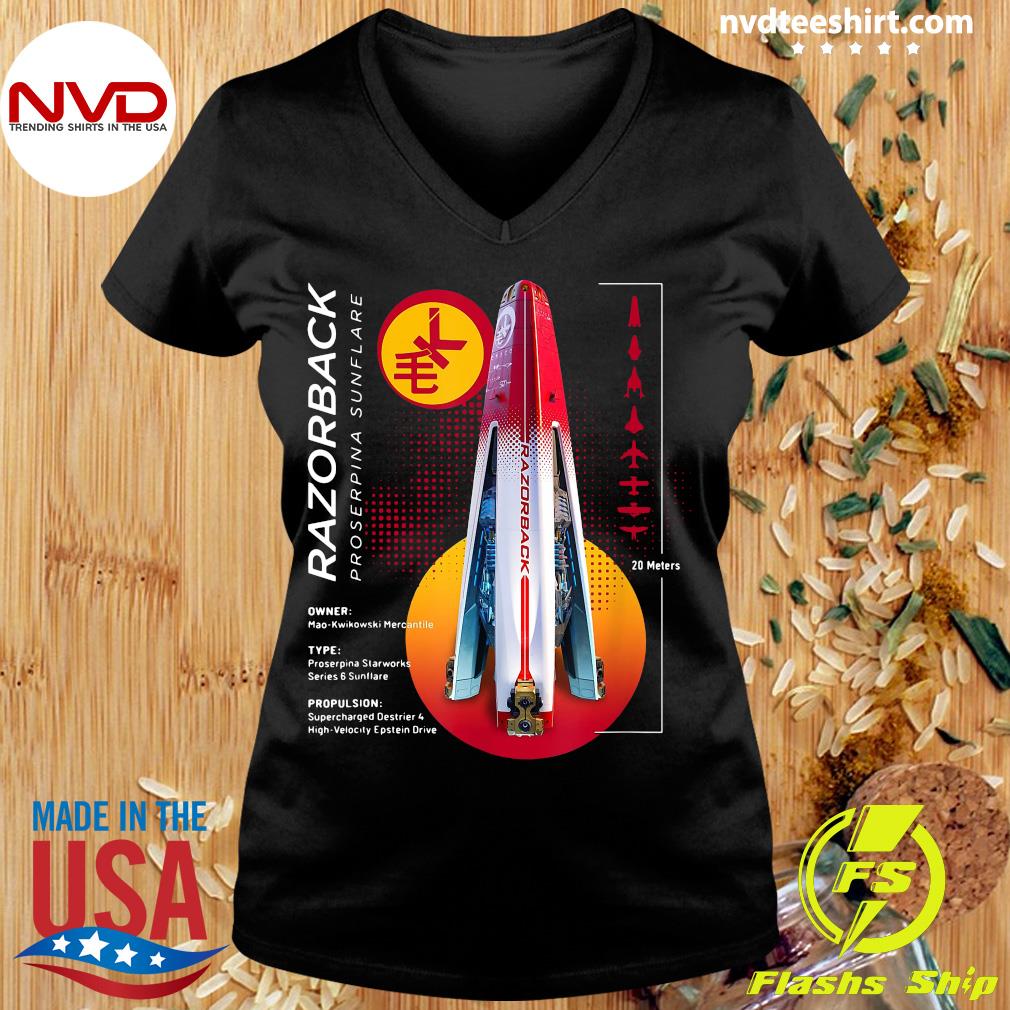 Official The Expanse Razorback Ship Tee T-shirt - NVDTeeshirt