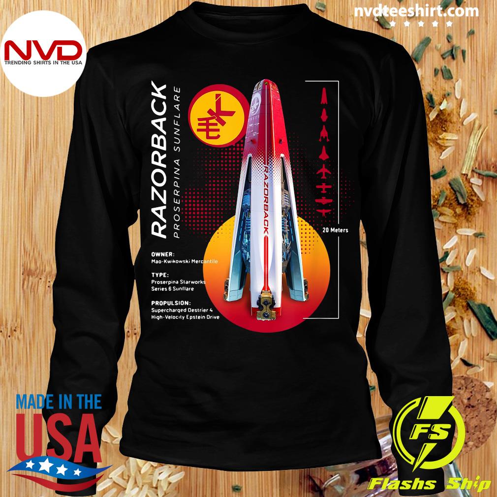 Official The Expanse Razorback Ship Tee T-shirt - NVDTeeshirt